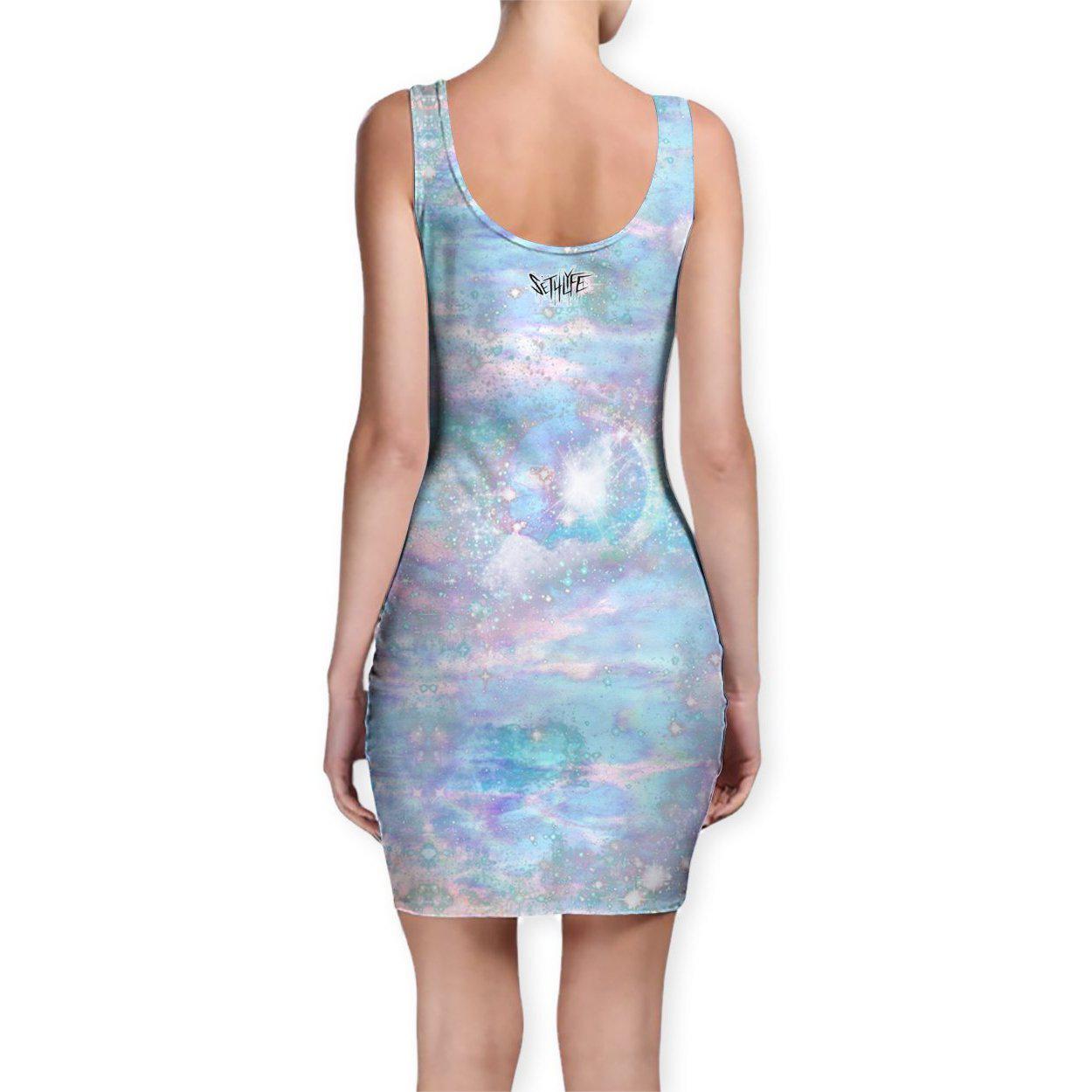 FLUFFY SPACE MUNCHKIN BODYCON DRESS - Set 4 Lyfe Apparel